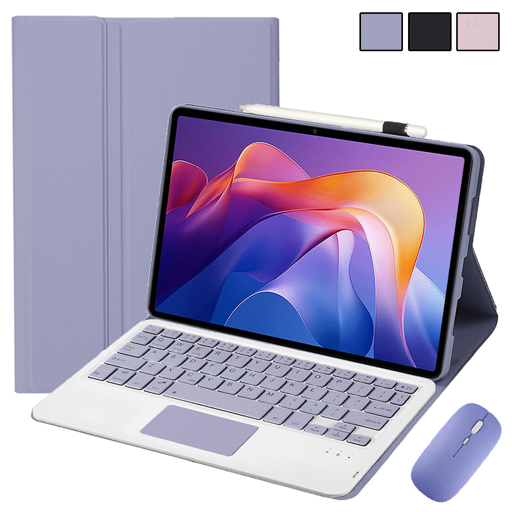 Touchpad Keyboard Case + Wireless Bluetooth Mouse for Redmi Pad 2 11 ...