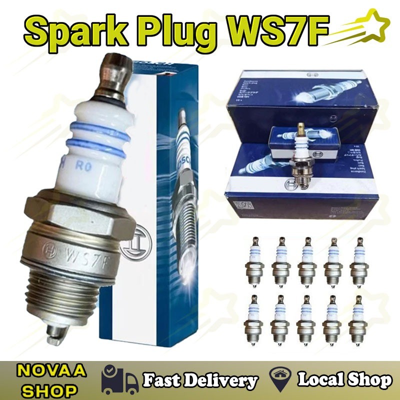 WS7F Spark Plug WS7 F 0241235567 (7545) Grass Cutter Chainsaw 2 Stroke ...