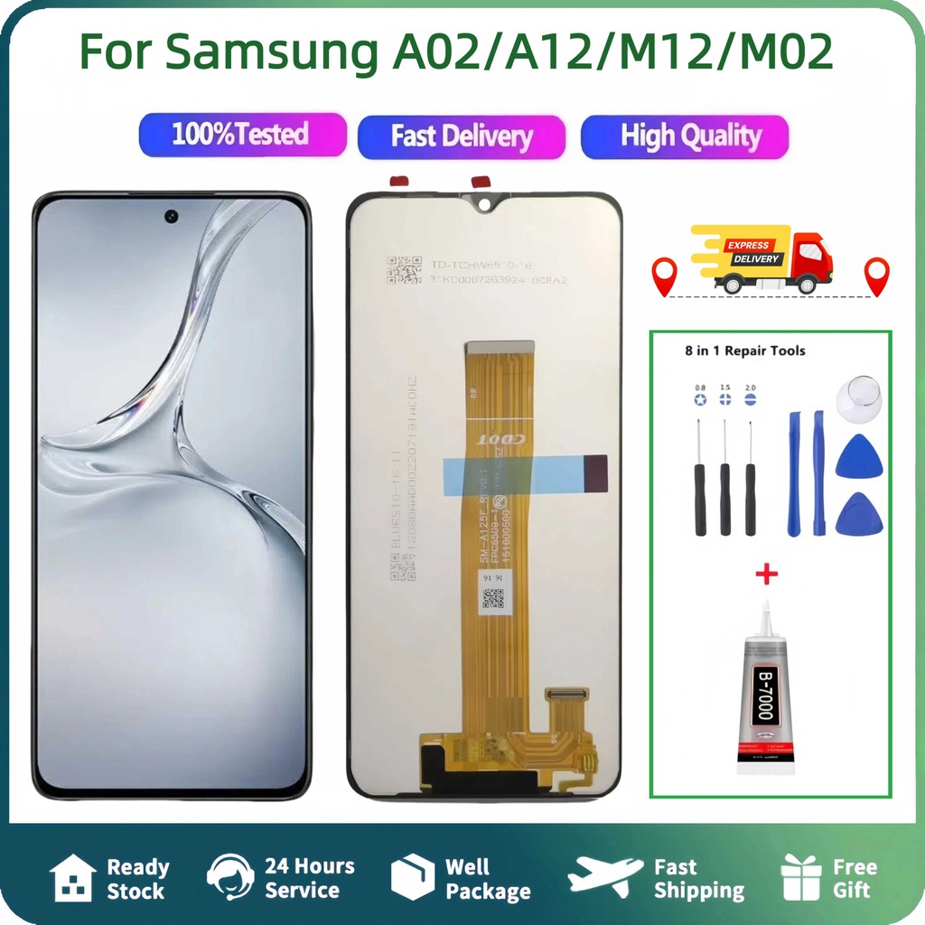LCD For Samsung A02 / A12/ M12/ M02/ A32 (5G) Digital Touch Screen ...