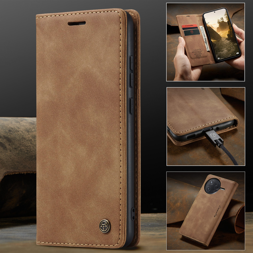 Phone Case for Xiaomi Poco F7 Pro F5 F3 F2 X7 X6 X5 X3 GT M7 M3 M5s F7 Ultra C75 Leather Matte ...