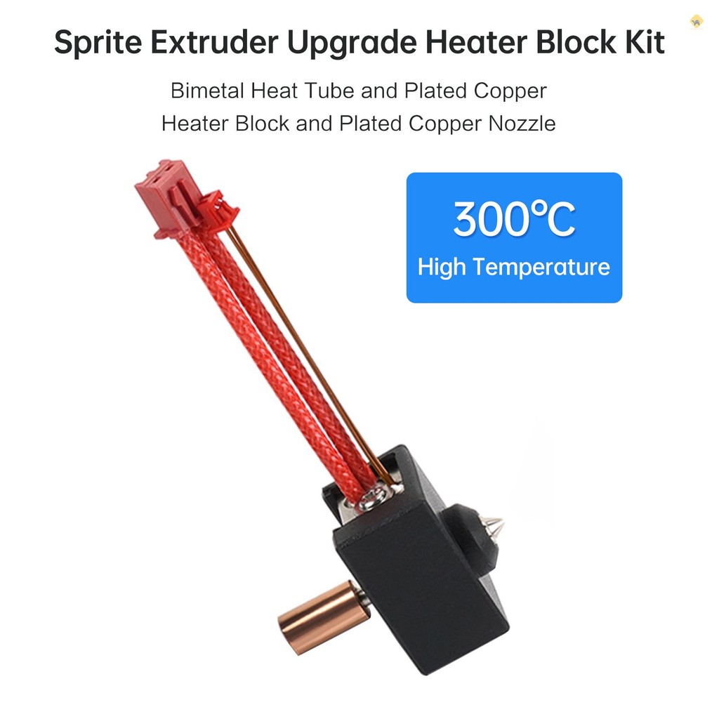 Sprite Extruder Upgrade Heater Block Kit High Temperature 300℃ with ...
