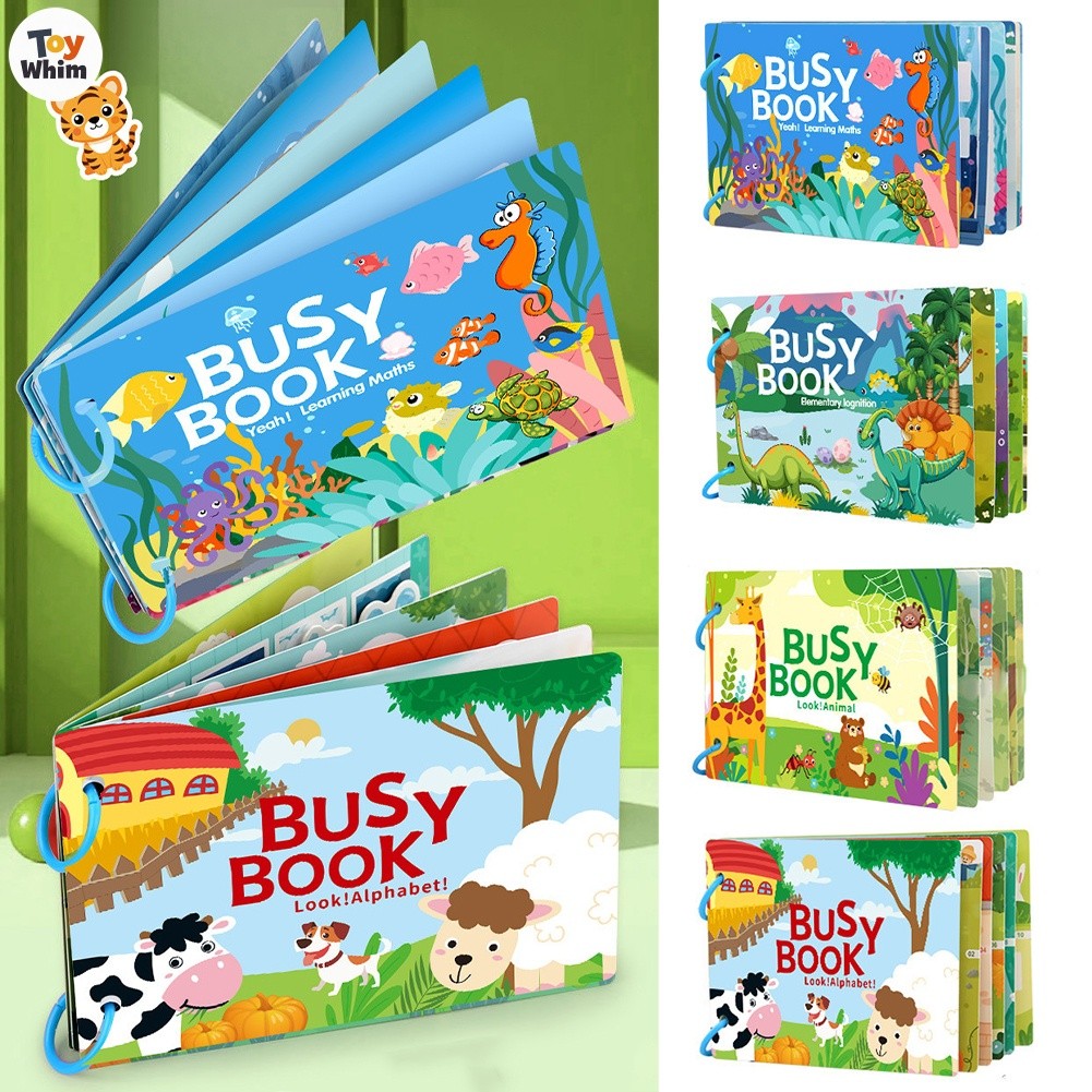 Busy Books for Toddlers Quite Book Kids Educational Learning Toy ...