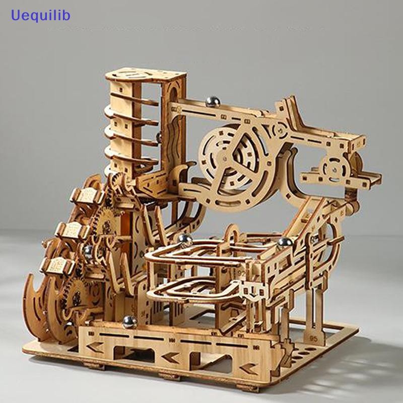 Uequilib 1 Set Marble Run Kit 3D Wooden Spiral Plank Road Puzzles ...