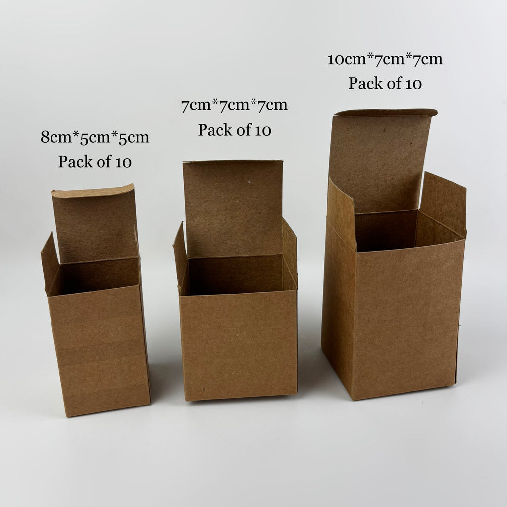 10pcs Tuck Top Auto Bottom Kraft Box | Shopee Philippines