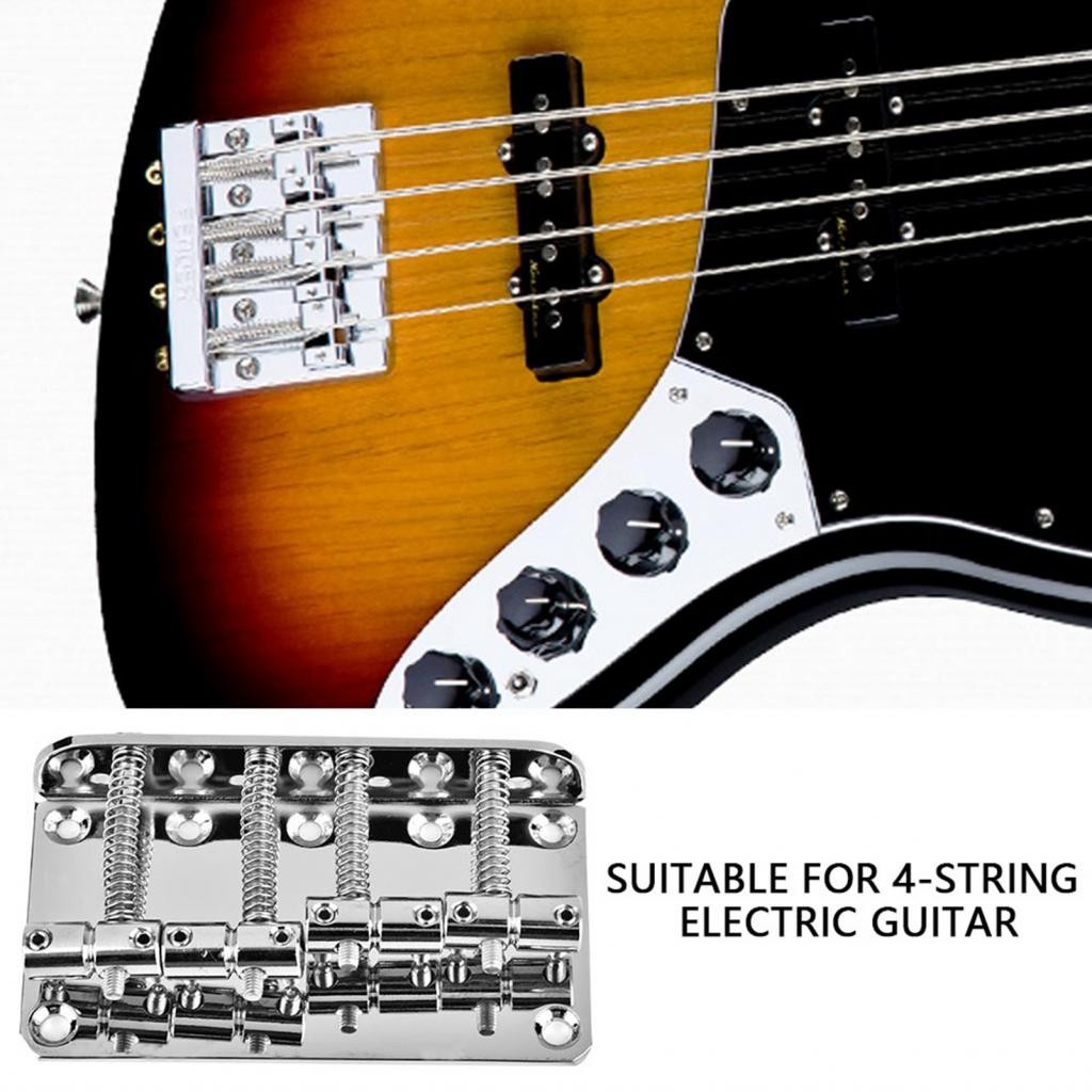 aiencounter.ph Professional Metal Four string Bass Bridge for 4 ...
