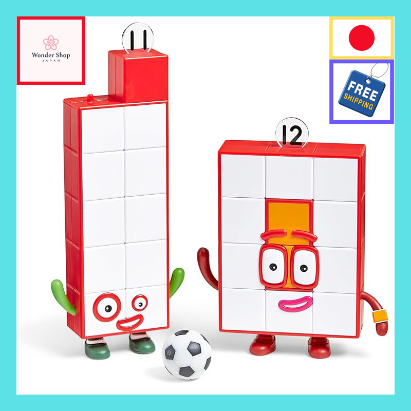 Numberblocks Friends Character Figures Set 11 and 12, 3 Pieces ...