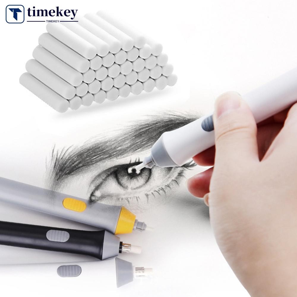 TIMEKEY Electric Sketch Eraser With Refills Battery-Powered Highlighter ...