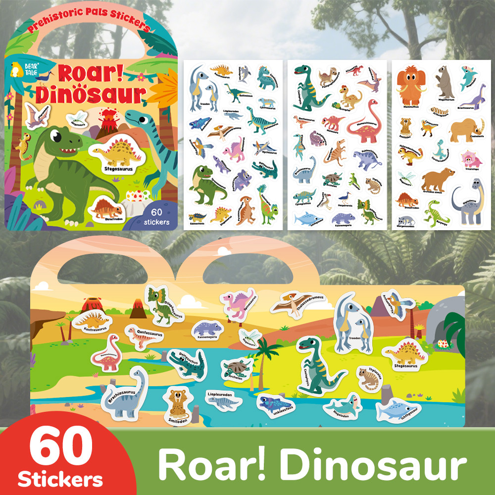 Bear Tale Thematic Sticker Book Collection for Kids Fun Sticker Play ...