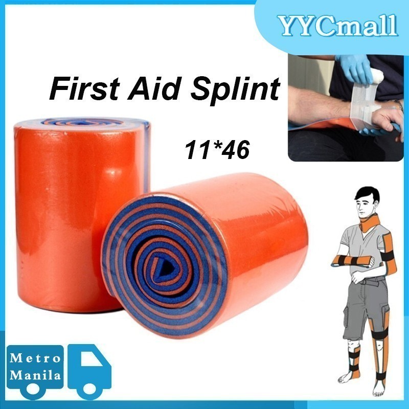 11x46cm Outdoor First Aid Splint Roll Fixed Bandage Kit Shopee