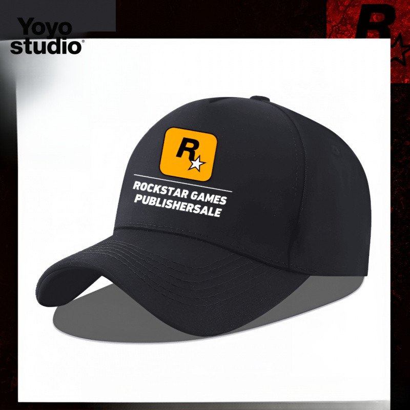 KATUN MATAHARI GTA5 Rockstar Games game peripheral R star logo baseball ...