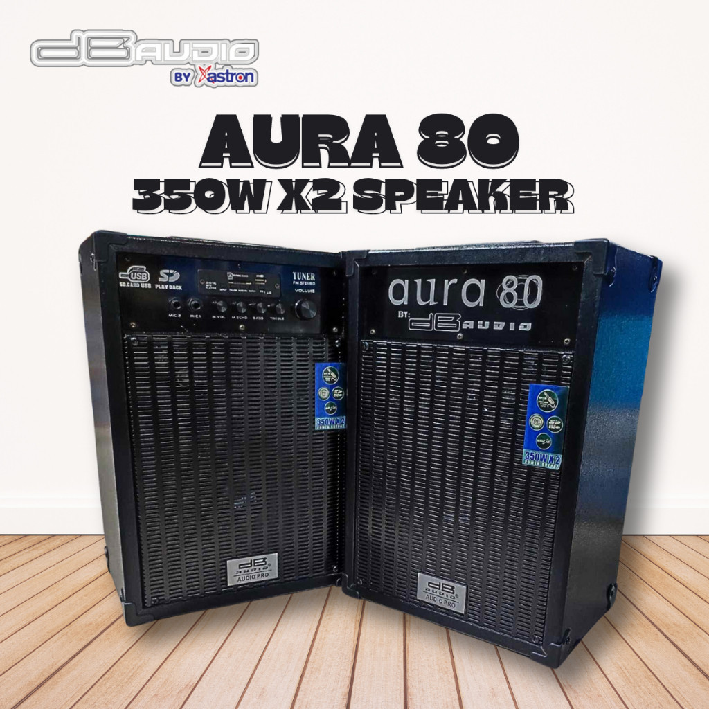 MEO DBaudio 350W x2 AURA-80 Super Bass With Amplifier with Equalizer ...