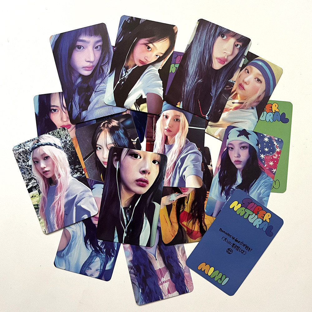 5-10pcs NJ Supernatural Album Bubble Gum How Sweet Lomo Cards X line friends Super Shy WEVERSE ...