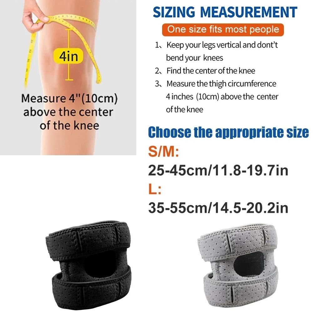 1Pcs Patella Knee Brace, Adjustable Neoprene Stabilizer for Meniscus ...