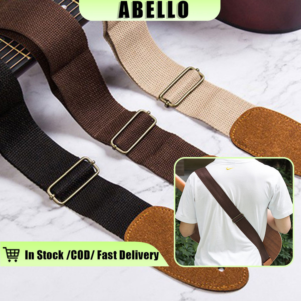 Guitar Belt Adjustable Pure Cotton Guitar Strap Suitable for All Kinds ...