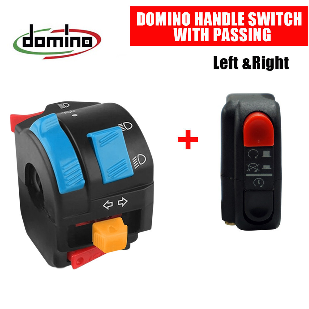 Domino Handle Switch With Passing light Universa Motorcycle Hron NO-OFF ...