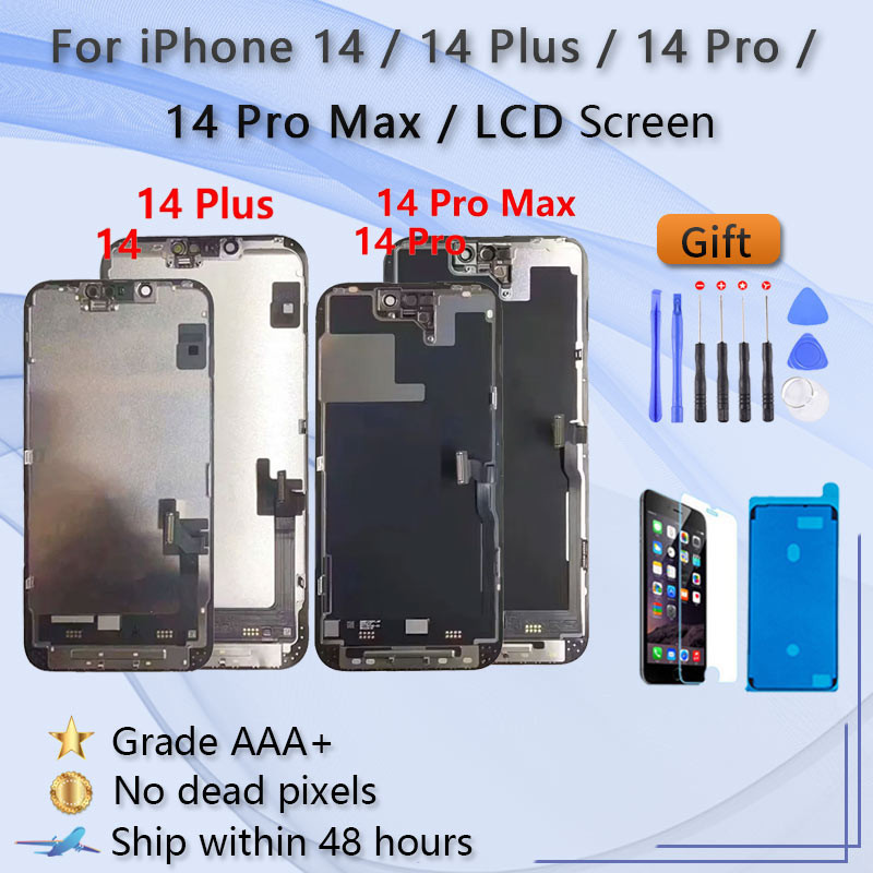 AAA+ OLED For 14 Pro 14 Plus LCD Display Touch Screen Digitizer ...