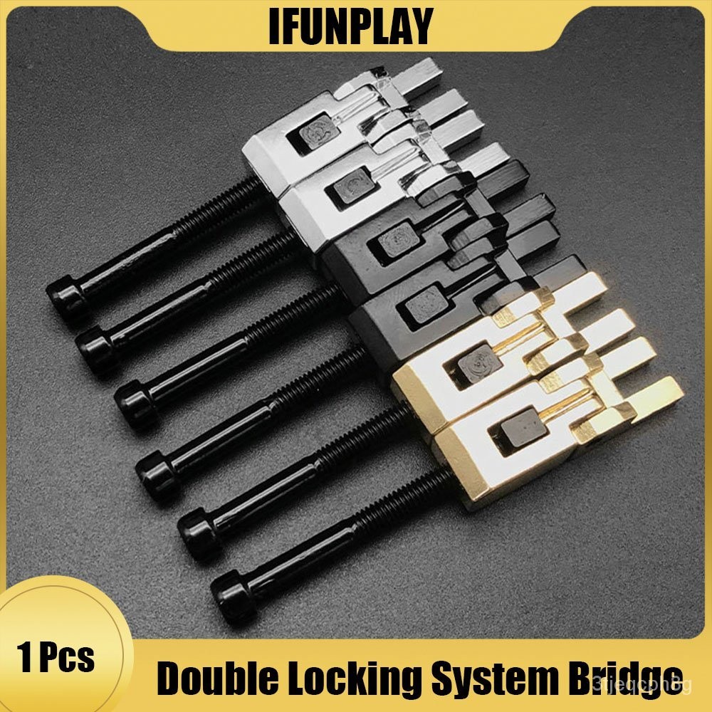 RQElectric Guitar Double System Bridge System Pull String Bar Locking ...