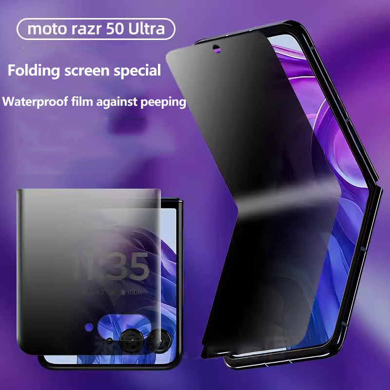 Anti Peeping Paper Film For Motorola Razr 50 2024 50 Ultra Plus 2024 ...