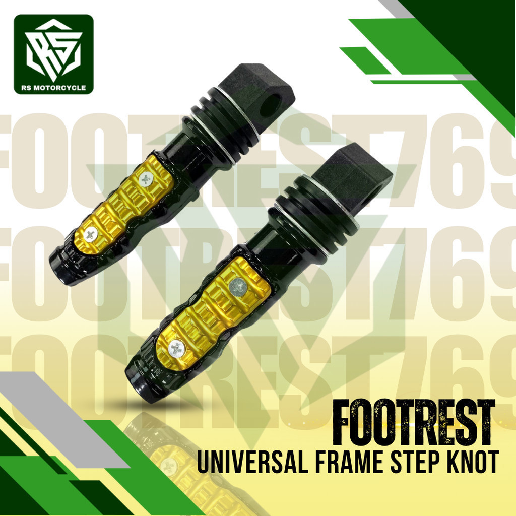 [RS MOTORCYCLE] MOTORCYCLE UNIVERSAL STEP KNOT REAR FOOTREST FOR ...