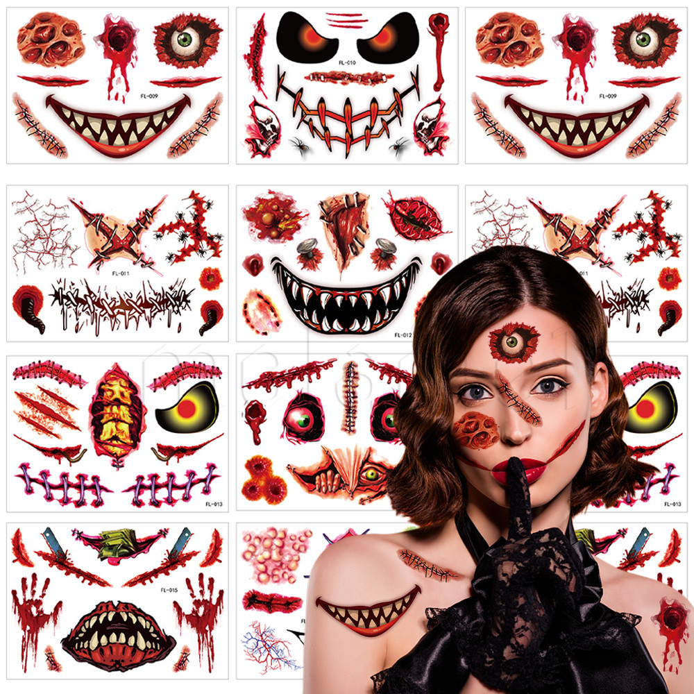 Halloween Party DIY Decoration - Temporary, Waterproof - Halloween ...