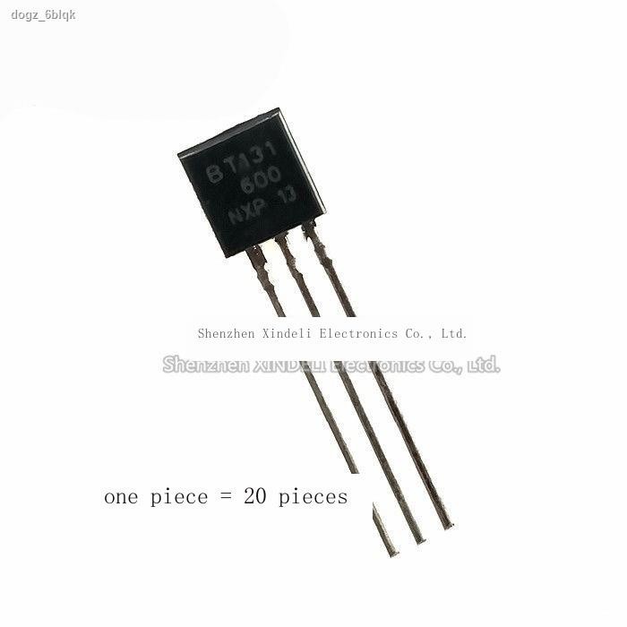One piece = 20 new BT131-600 in-line TO-92 600V/1A bidirectional ...