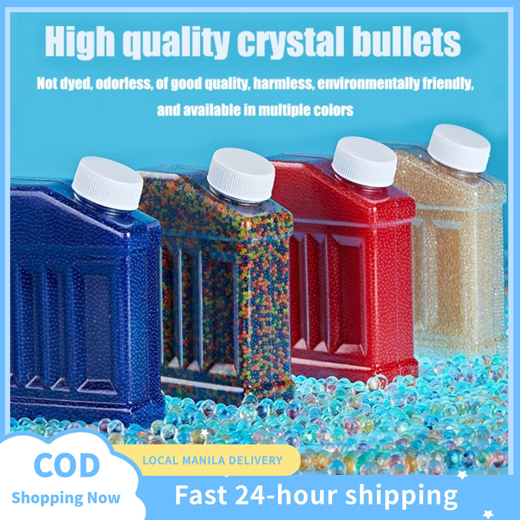 COD 20000pcs 7.5mm Gel Beads toy Water Play Beads Crystal Water Beads ...