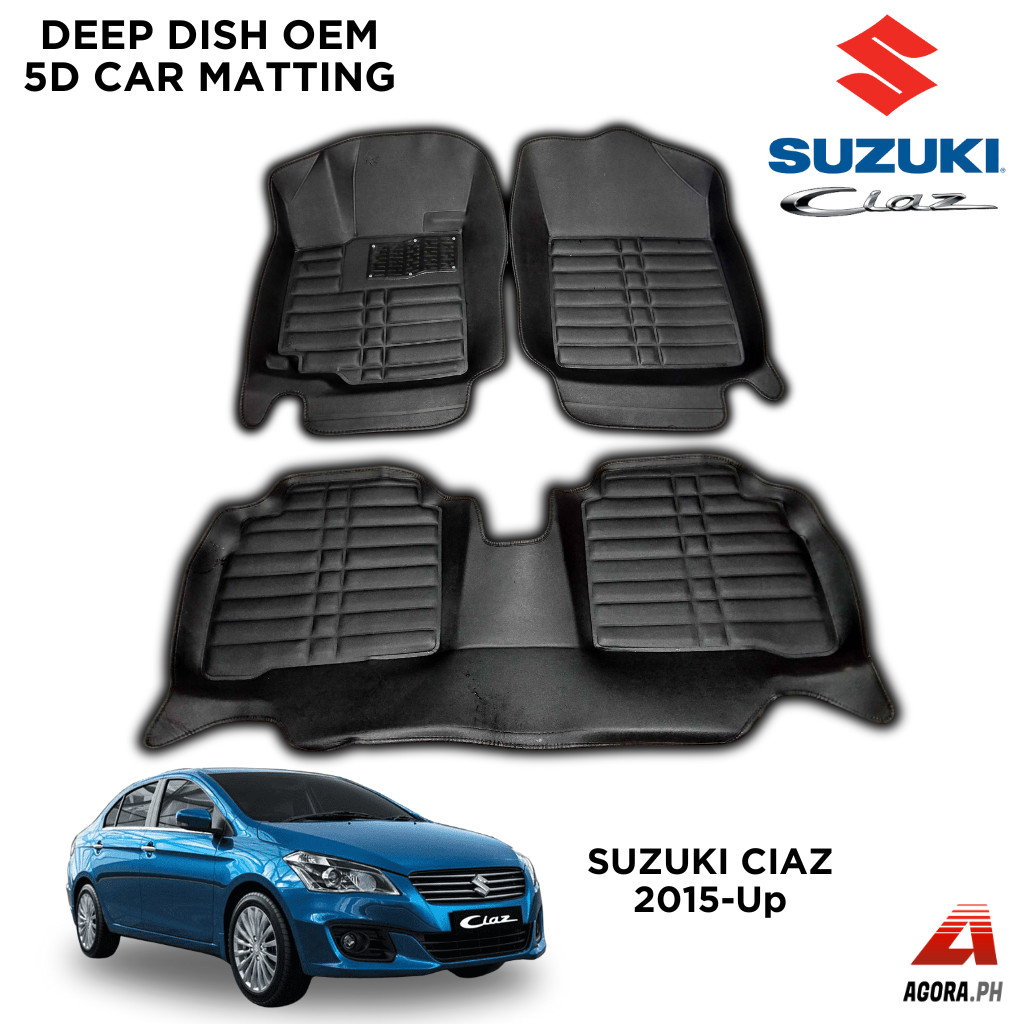 AP Deep Dish Car Matting 5D Mat - Suzuki Ciaz 2015-Up - Durable ...