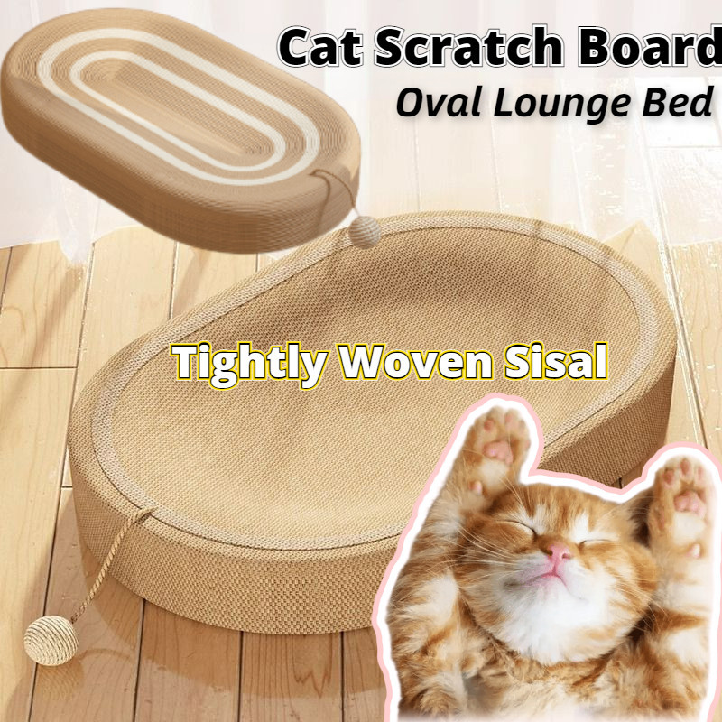 Cat Scratch Board Scratch Resistant Cat Bed Large Cat Scratch Board ...