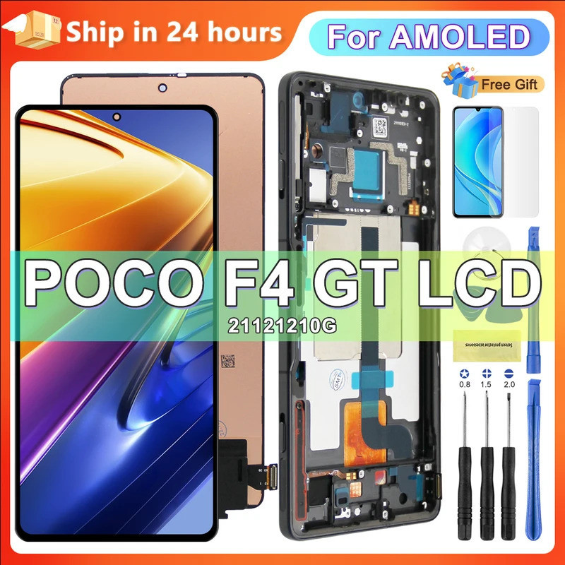 6.67'' AMOLED For Xiaomi Poco F4 GT Screen LCD Display Digitizer Assembly For POCO F4 GT ...
