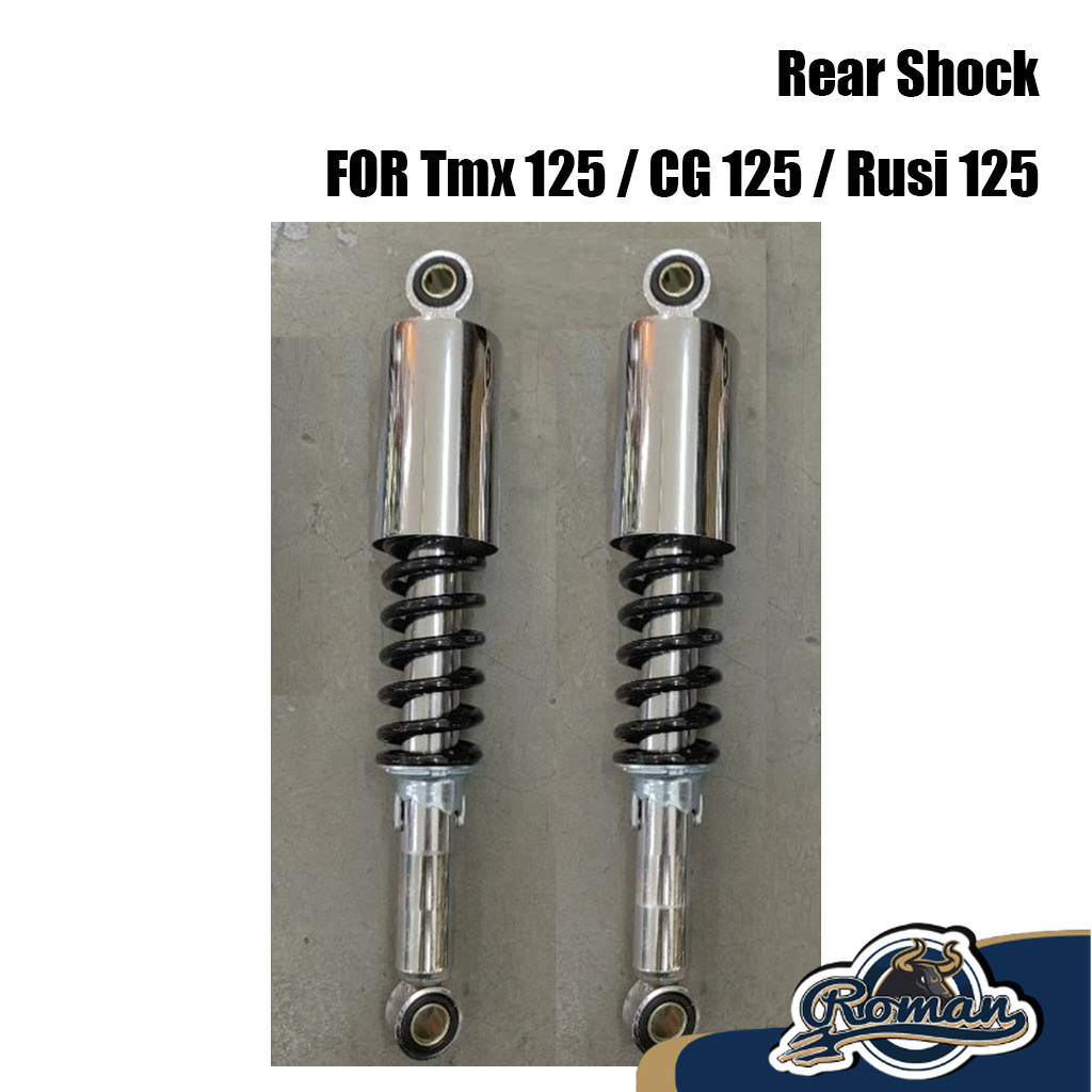 Rear Shock - Tmx 125 / CG 125 / Rusi 125 (Black/Blue/Red) ROMAN ...