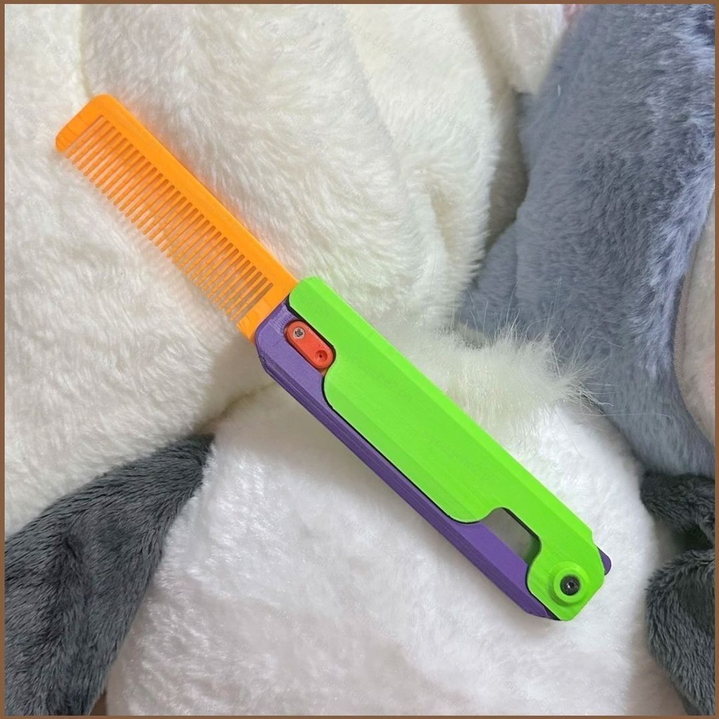 sy 3D Gravity Jump Small Radish Knife Comb Hairbrush Gift For Girls ...