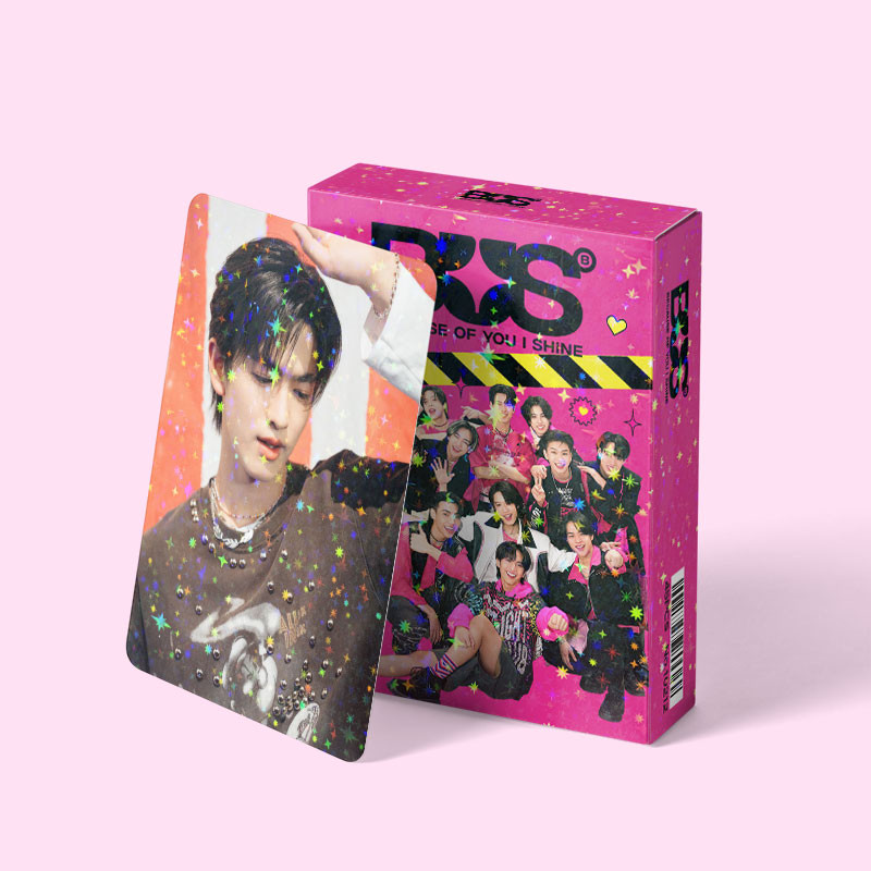 30-124pcs BUS Photocards Because of You I Shine Laser Hologram Lomo ...