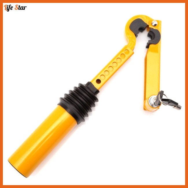 LifeStar Car Anti-theft Lock Hand Brake Shift Lever Stick Lock Steering ...