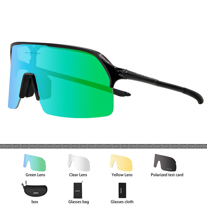 Polarized Cycling Goggles With 3 Lens Bicycle Goggles Sports Cycling ...