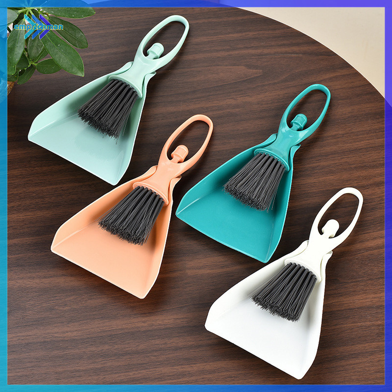 EPMN> Mini Broom Dustpan Set Desktop Clean Brushes Table Keyboard Drawer Corner Clean Tool ...