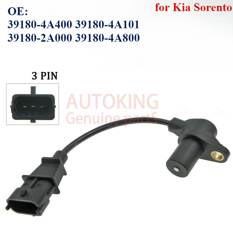 39180-4A800 New Crankshaft Position Sensor for Kia Sorento I 2002-2011 ...