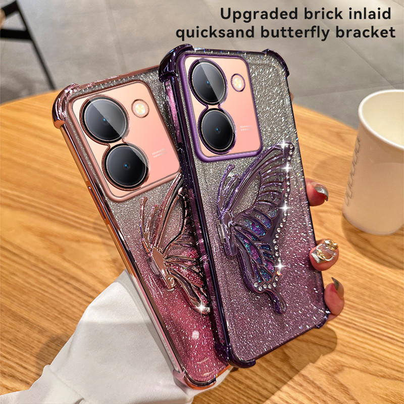 YBD Protection Transparent Phone Case for Vivo Y16 Y56 Y03 Y18 Y18E ...