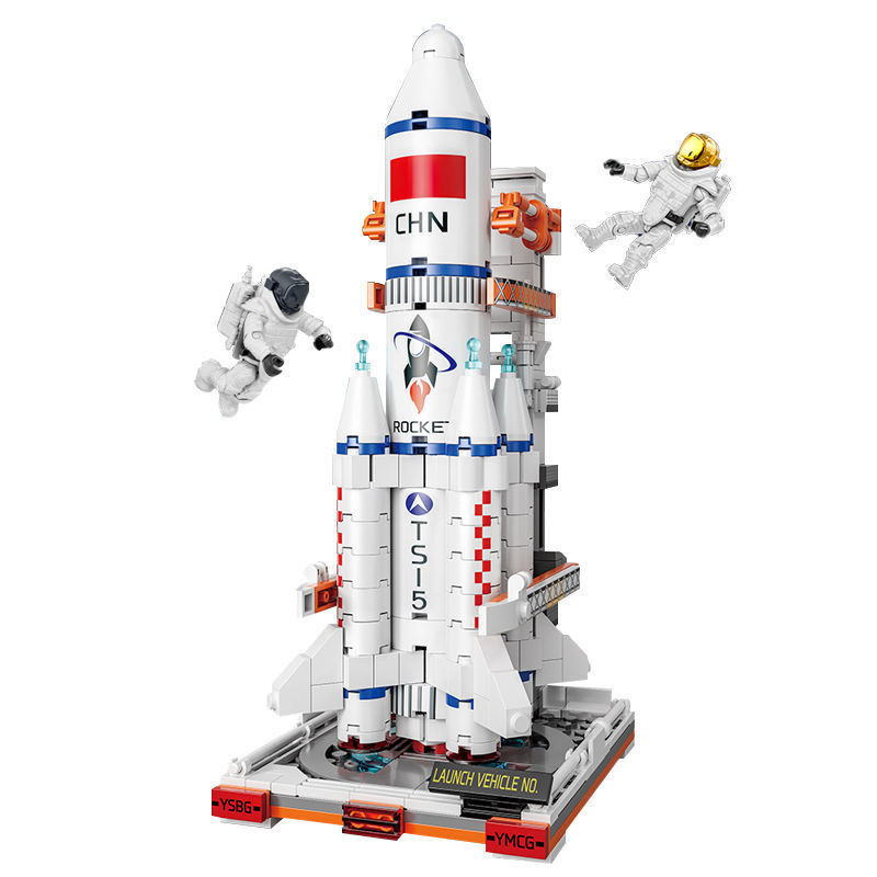 Compatible with Lego Aerospace Plane Shenzhou Rocket High Difficulty ...