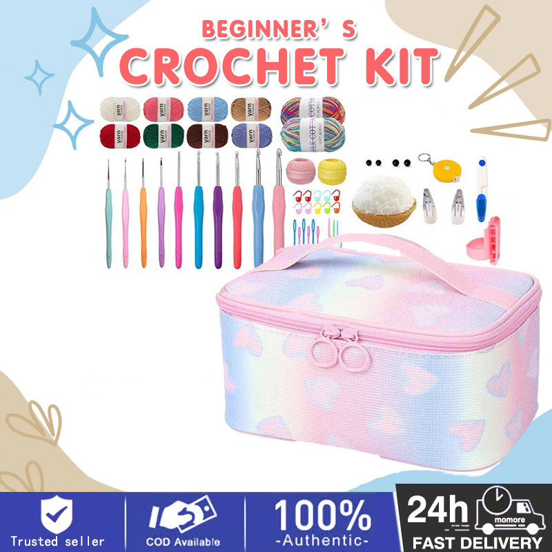 High-end colorful Crochet kit basic set for beginners with bag Monaco ...