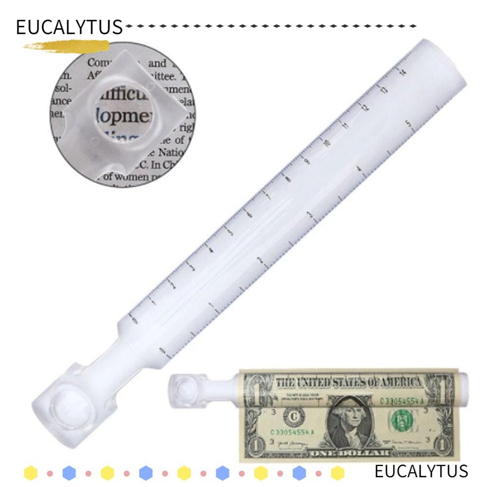 EUTUS Ruler Magnifier, Data Processing Acrylic Magnifying Ruler ...