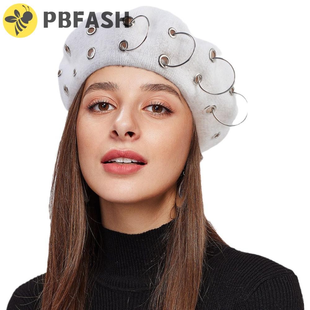 PBFASH Octagon Hat, Vintage Round Dome Beret, Personality Brimless ...