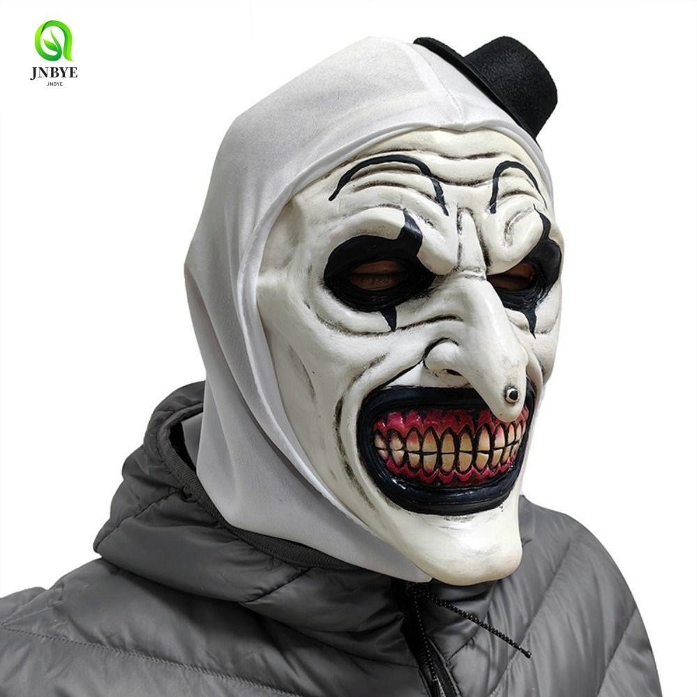 JNBYE Halloween Bloody Clown Mask, Cosplay Vivid Details Full Face ...