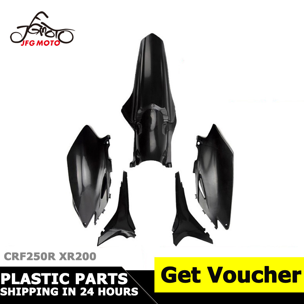 nxp-JFG MOTO Rear Fender plastic Kits For Honda CRF250R crf450r xr200 ...