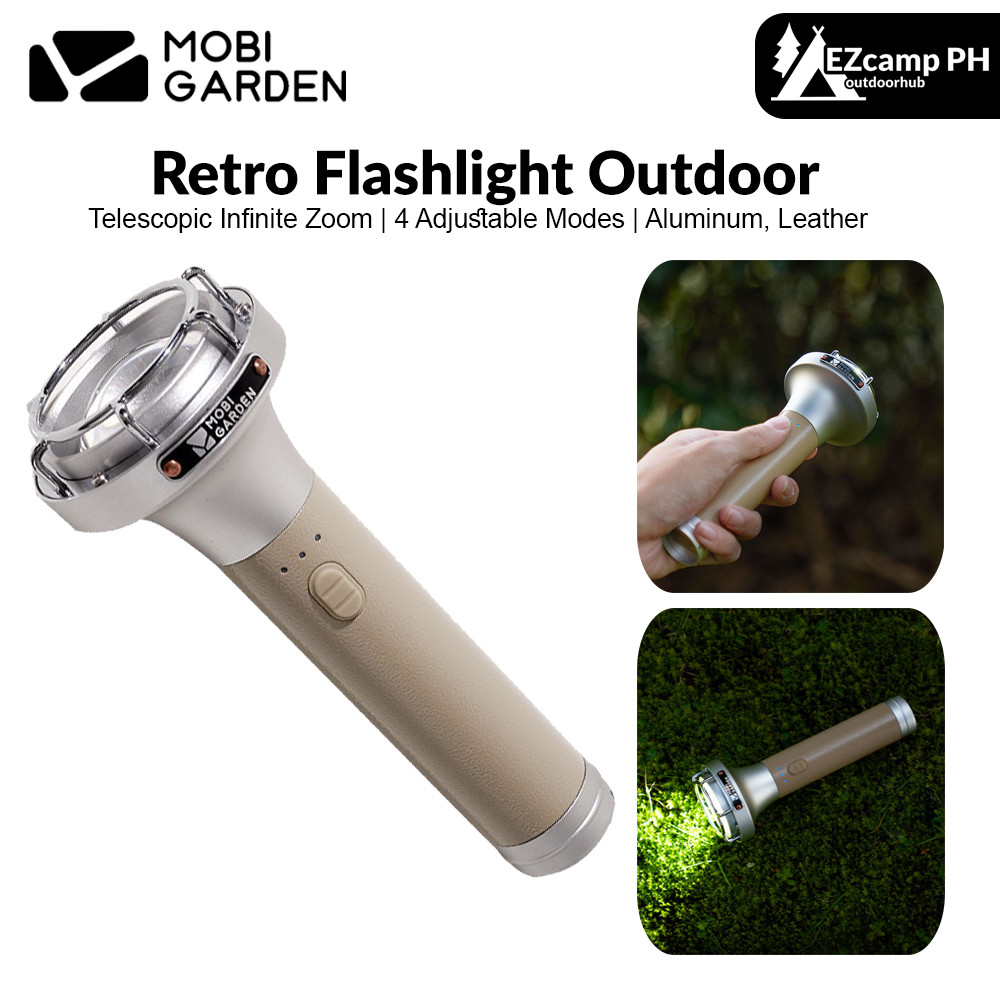 MOBI GARDEN Retro Flashlight Outdoor Portable Lightweight Vintage Lamp ...