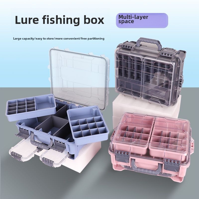 Fishing Lure Box Tackle Bait Boxes Waterproof Bait Jig Storage Box ...