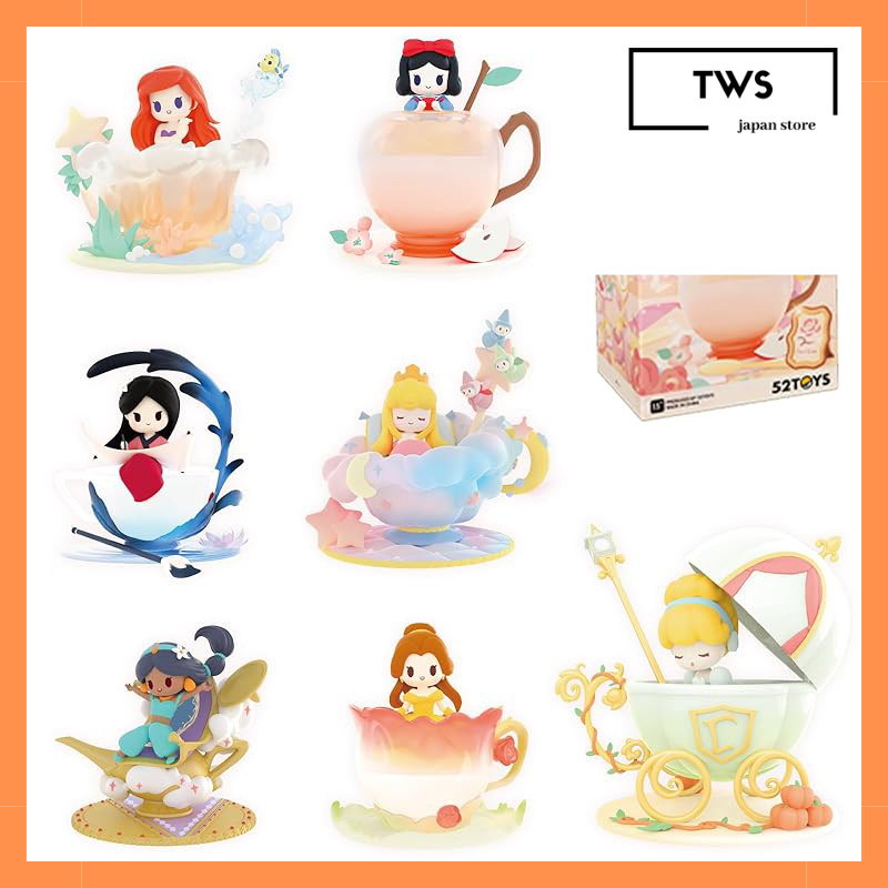 52TOYS DISNEY PRINCESS D-baby Series - Teacup Sweeties Blind Box ...