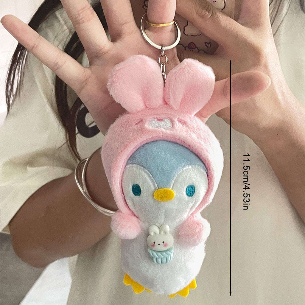 New Small Penguin Plush Keychains Cute Plushie Doll Toys for Children ...
