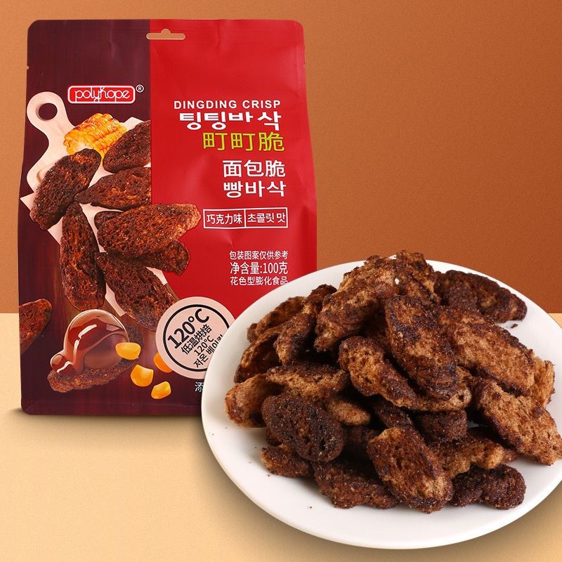 Dried Dingding Crispy Bread Crispy Cheese Flavor Milky Corn Crisp ...