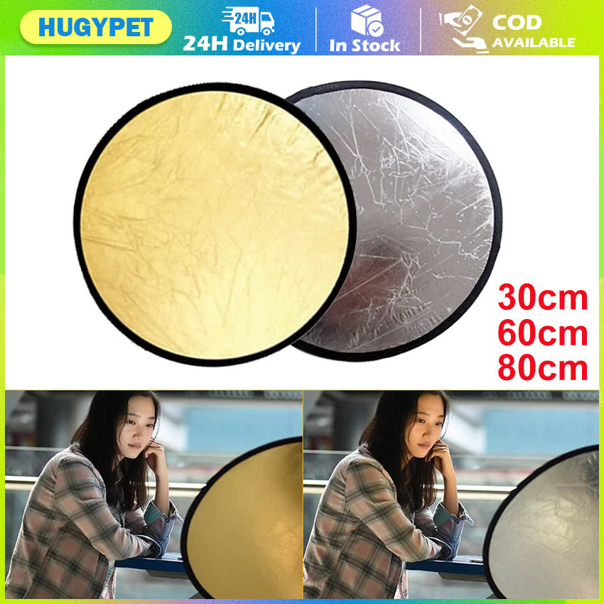Portable Collapsible Round Photography Reflector Photo Studio Outdoor ...