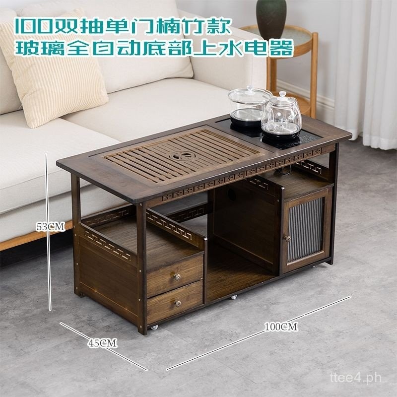 Office Tea Table Small Coffee Table Mobile Kung Fu Tea Table Kettle ...